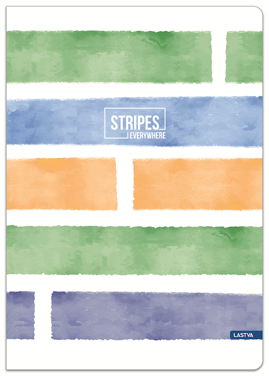 SVESKA TP 96 LISTOVA A4 LINIJA STRIPES (više dezena)
