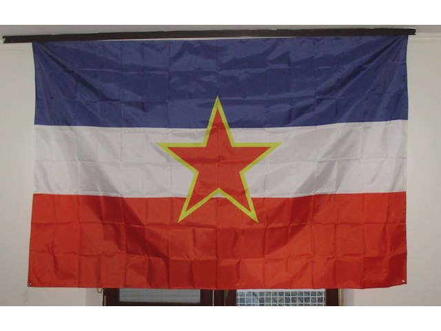 VELIKA ZASTAVA JUGOSLAVIJE 230X180cm