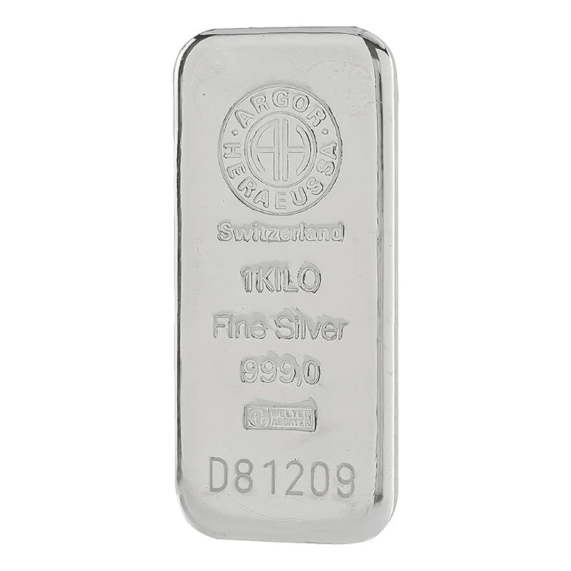 Srebrna poluga 1 kg, Argor Heraeus