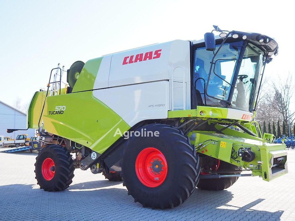 Claas Tucano 570 + V680 kombajn za žito