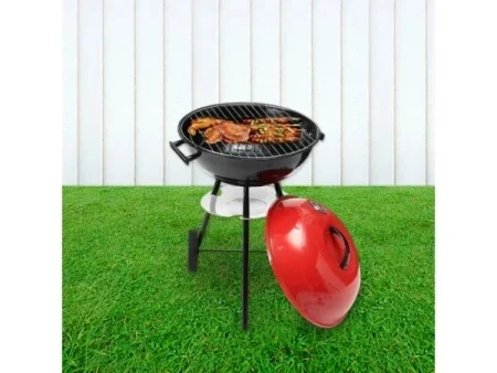 Haymo BBQ886 Okrugli roštilj sa poklop. na drveni ugalj, ćumur