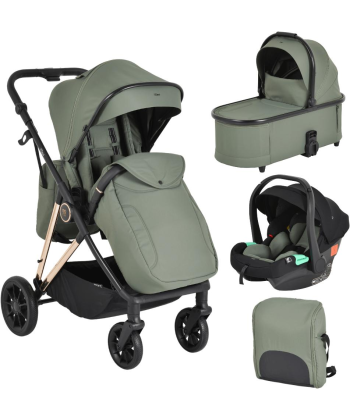 Moni Merci kolica za bebe 3 u 1 Dark Green