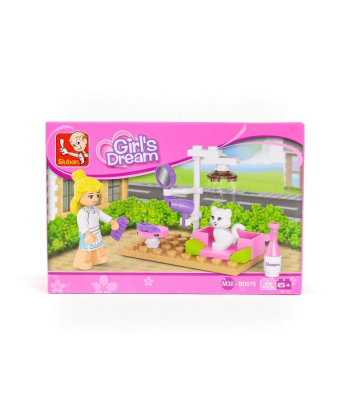 Sluban kocke za devojčice Salon za ljubimce 30 delova - A016139
