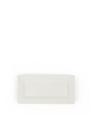 PRAVOUGAONI TANJIR OD PORCELANA 10X20CM
