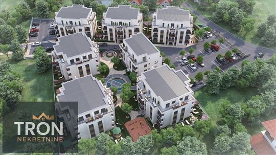 Stan u izgradnji 32,66m2 + 22,30m2 dvorište