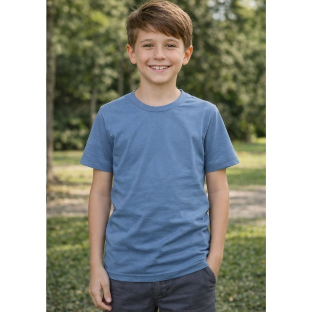 Ready Dečija Basic Majica Plava ( 10, 12, 14, 16 )