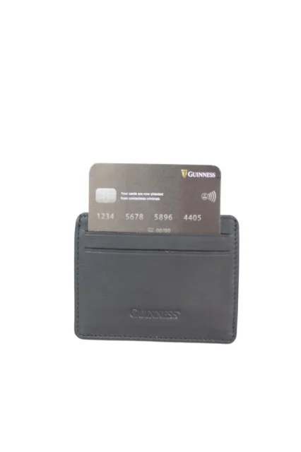 Novčanik muški kožni JBGNW01 sa RFID zaštitom 120x90x20 Guiness Guinness crna ( 16NMBG01B )