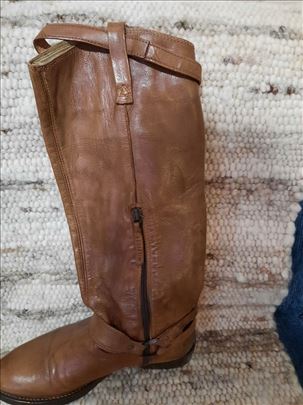 Vinitage Tommy Hilfiger visoke kozne jahacke cizm
