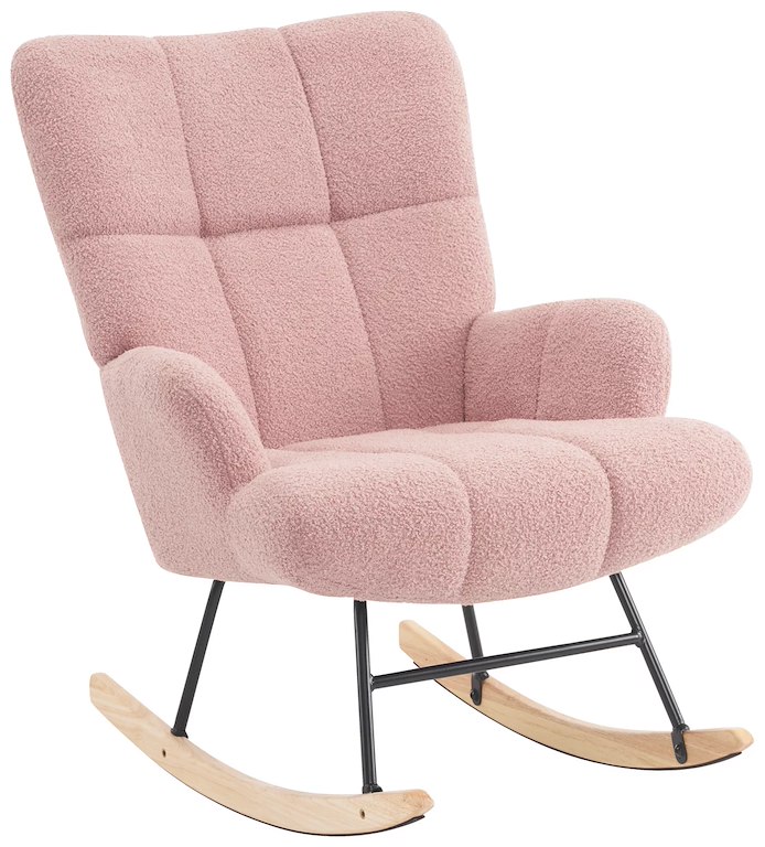 STOLICA ZA LJULJANJE 67/85/85 cm , ružičasta