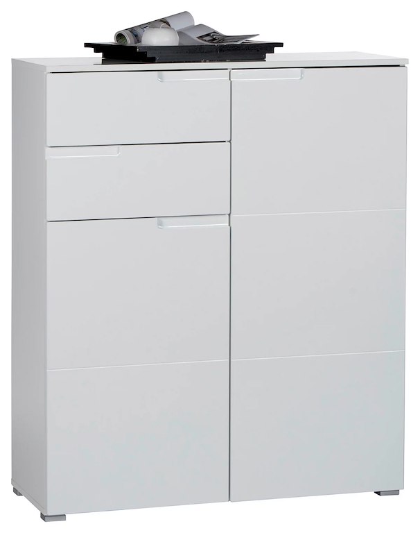 KOMODA 100/119/40 cm bela
