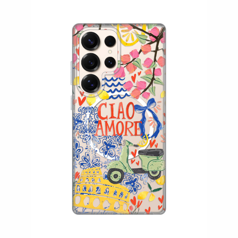 Futrola print Magsafe za Samsung S938 Galaxy S25 Ultra Ciao Amore
