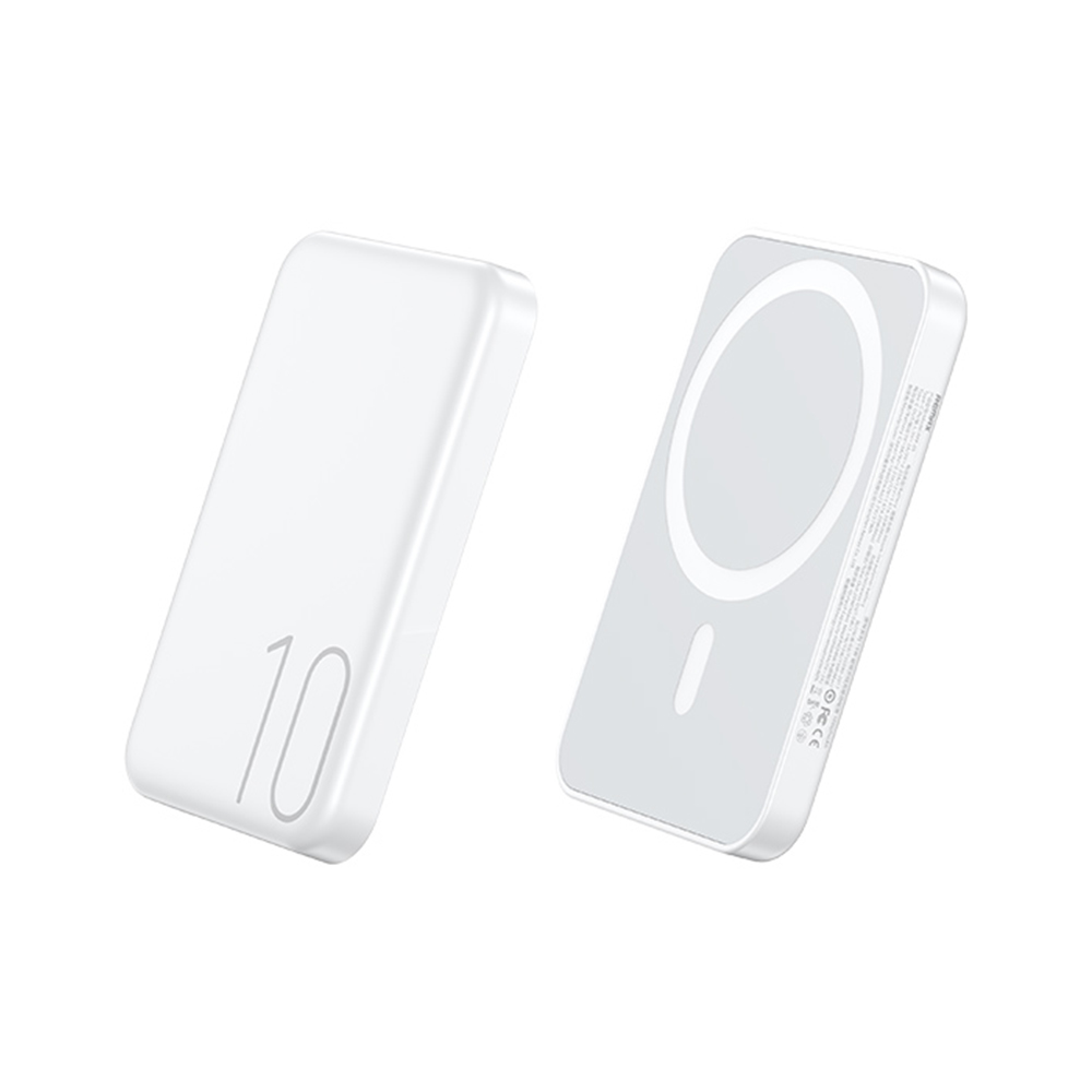 Power Bank baterija MagSafe REMAX Usion RPP-65 PD20W + wireless 15W 10000mAh beli (MS)