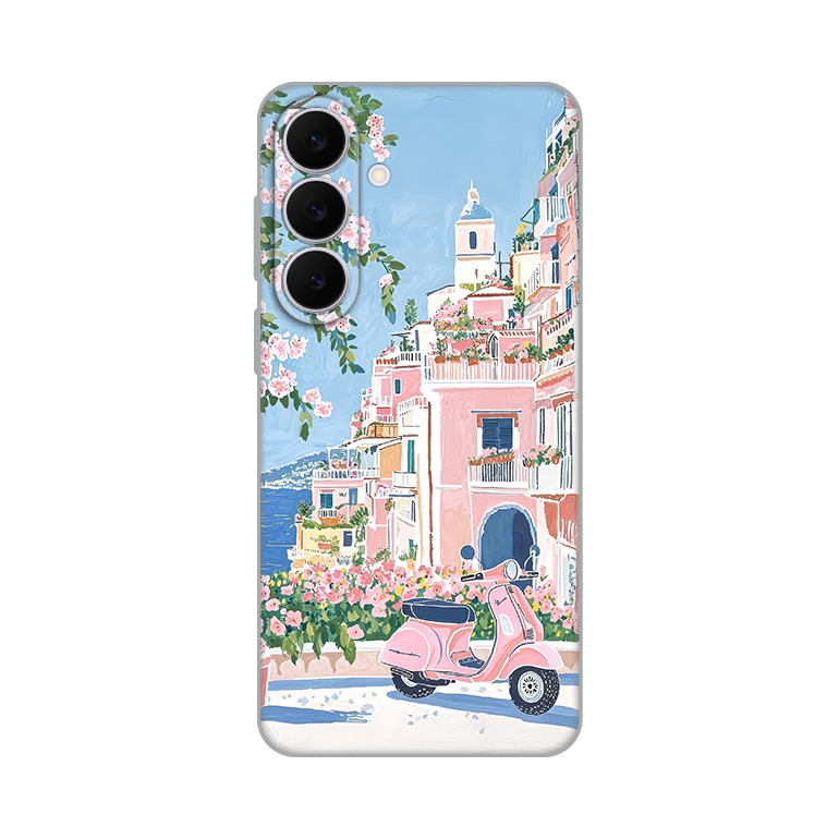 Silikonska futrola print za Samsung S731B Galaxy S25 Fe Pink Italy