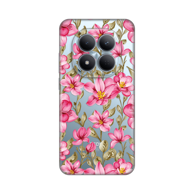 Silikonska futrola print za Xiaomi Redmi Note 15 Pro 5G Magnolia