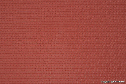 NEW! Kibri 34140 Dachówka ogon bobra - Płytka modelarska (20 x 12 cm)