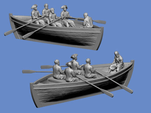 NEW! Germania-Figuren 72-8006 Pirates Of The Caribbean - Pirates In A Dinghy