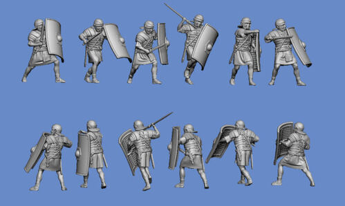 NEW! Germania-Figuren 72-AN-2018 Roman Legion - Legionaries