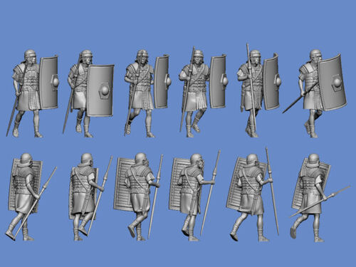 NEW! Germania-Figuren 72-AN-2019 Roman Legion - Legionaries Ready For Battle