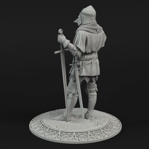 PanzerArt FI75-033 Knight with Great Sword - End of the 14th Century