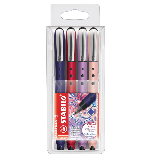 STABILO Rollerball worker+ medium NatureCOLORS Wildflower