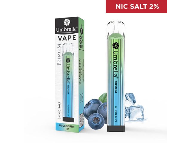 VAPE 800 PUFFS PREMIUM BLUEBERRY ICE 2%