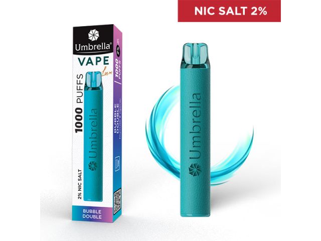 VAPE 1000 PUFFS LUX BUBBLE DOUBLE 2%