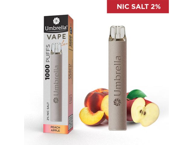 VAPE 1000 PUFFS LUX PEACH & APPLE 2%
