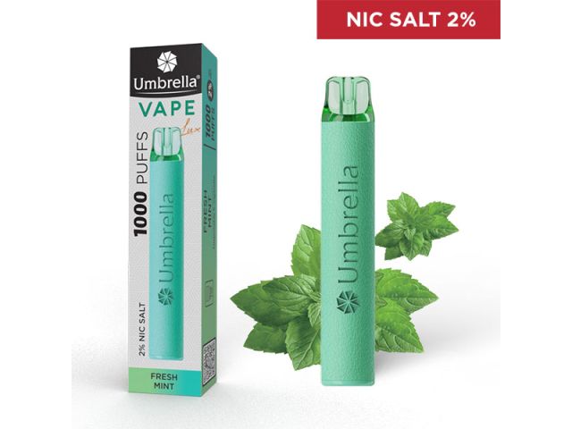 VAPE 1000 PUFFS LUX FRESH MINT 2%