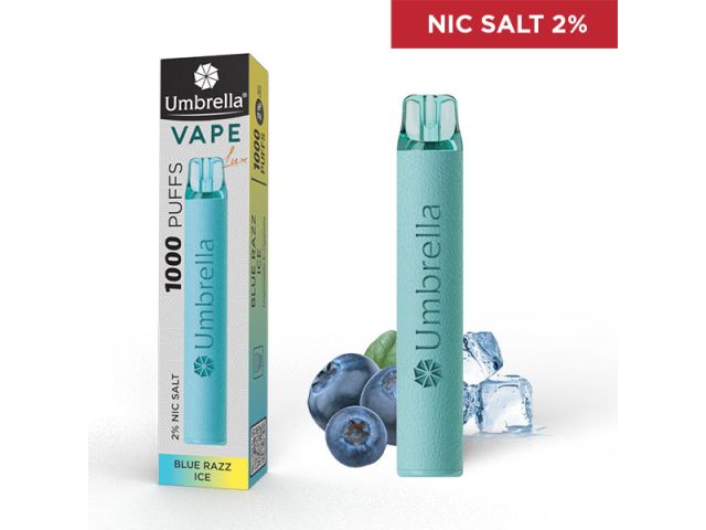 VAPE 1000 PUFFS LUX BLUE RAZZ ICE 2%