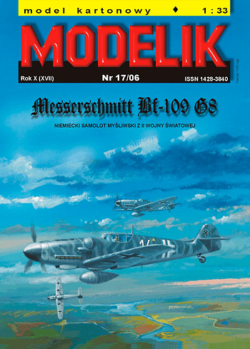 Modelik 17_06 MESSERSCHMITT Bf-109 G8