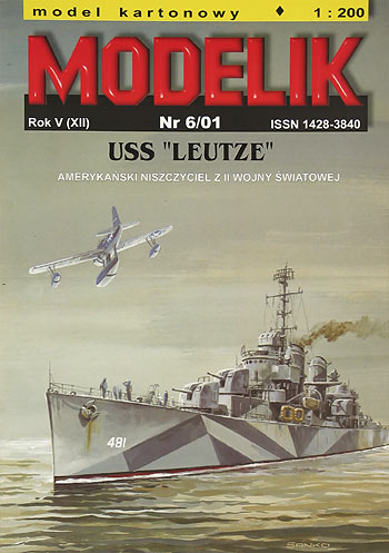 Modelik 06_01 US destroyer USS Leutze