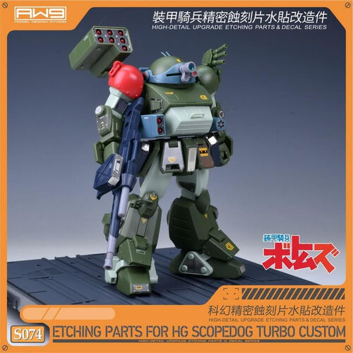 Madworks S74 HG Scopedog Turbo Custom - Etching Parts
