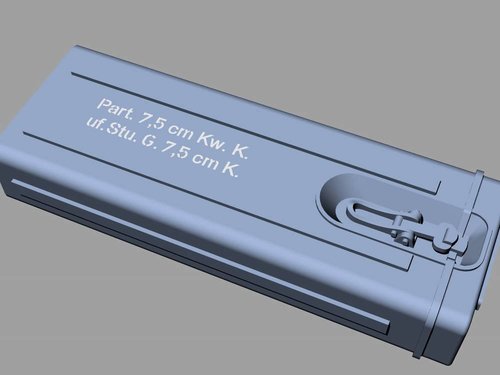 PanzerArt RE35-414 WWII German ammo boxes for KwK/StuK 37