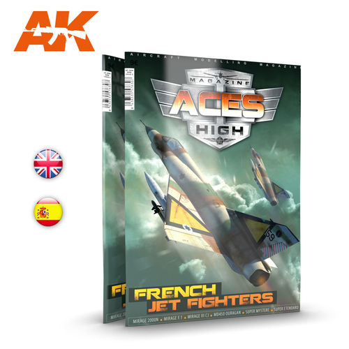 AK-Interactive 2931 Aces High Magazine Issue 15 French Jet Fighters