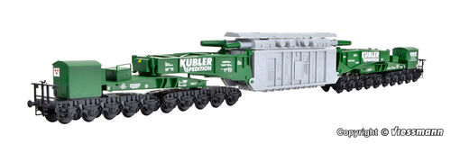 NEW! Kibri 16500 Wagon specjalny MAN Uaai 687.9 z ładunkiem