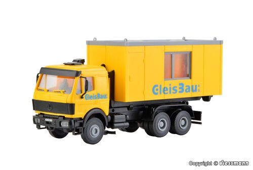 NEW! Kibri 16310 Mercedes LP z kontenerem GleisBau