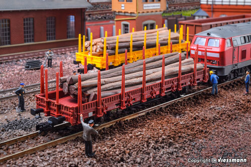 NEW! Kibri 16202 Wagon platforma brązowy