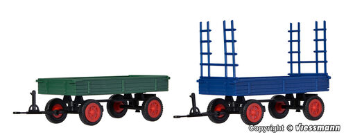 NEW! Kibri 15702 Przyczepy rolnicze Fendt (2 szt.)