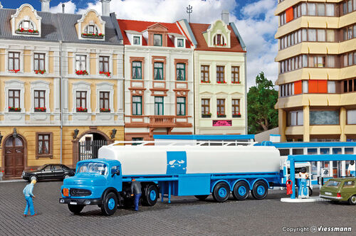 NEW! Kibri 14610 Mercedes-Benz LS 1624 z cysterną ARAL