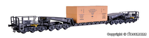 NEW! Kibri 16510 Wagon specjalny Uaai 687.9 z ładunkiem