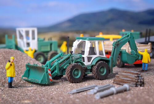 NEW! Kibri 15217 Koparko-ładowarka JCB 4CX