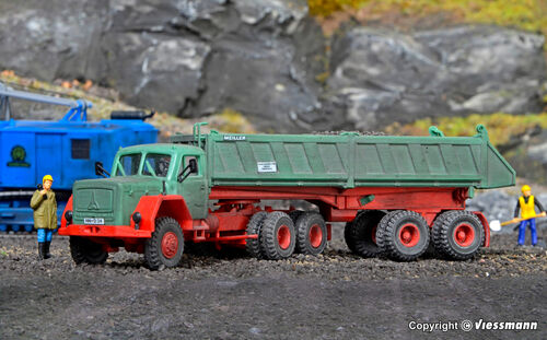 NEW! Kibri 14036 Magirus Deutz 230 DAK z naczepą Meiller