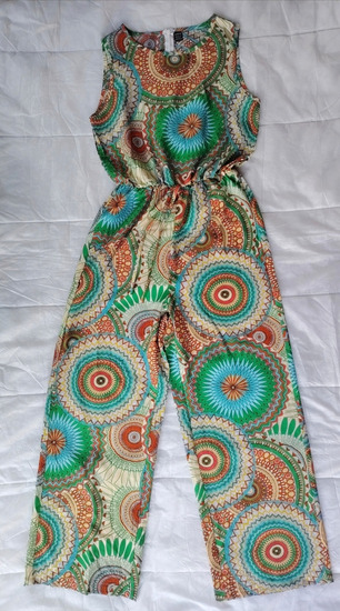 NOV- SHEIN Boho kombinezon, mandala print/M