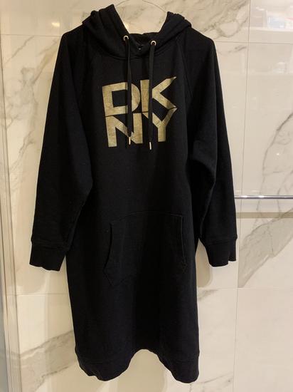 Donna Karan New York duks haljina sa kapuljačom