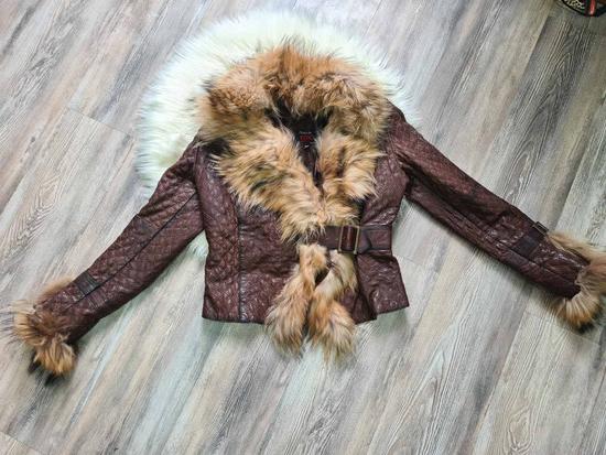 Maya fur kožna jakna