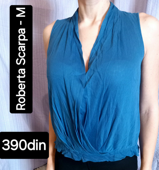 Roberta Scarpa ženska bluza plava M/38