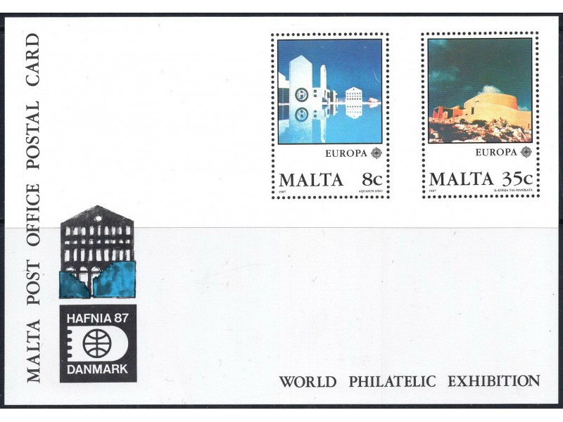 Malta 1986. CEPT, HAFNIA DANMARK
