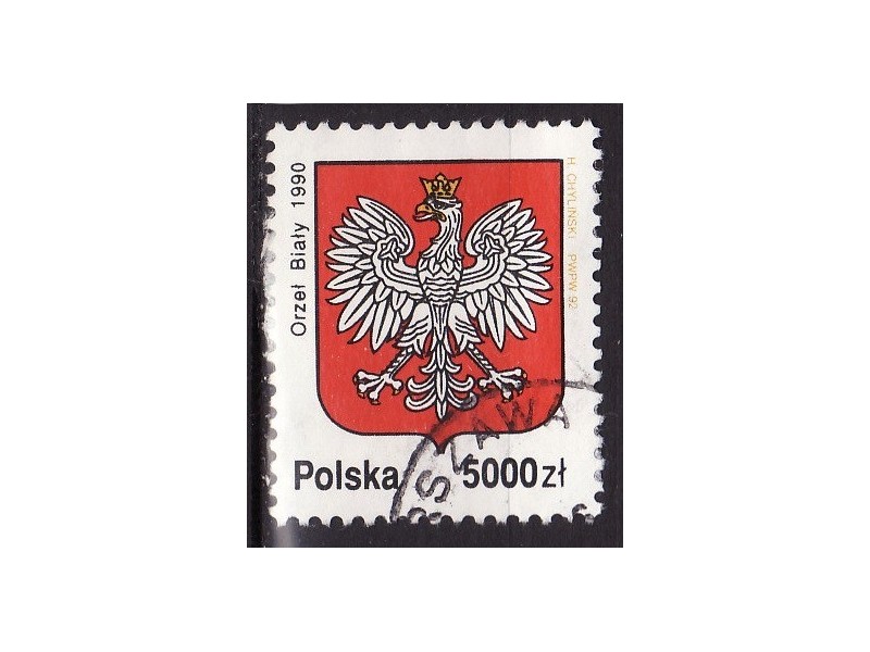 Poljska - grb - 1990.