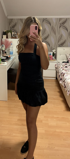 Zara lanena NOVA Haljina S