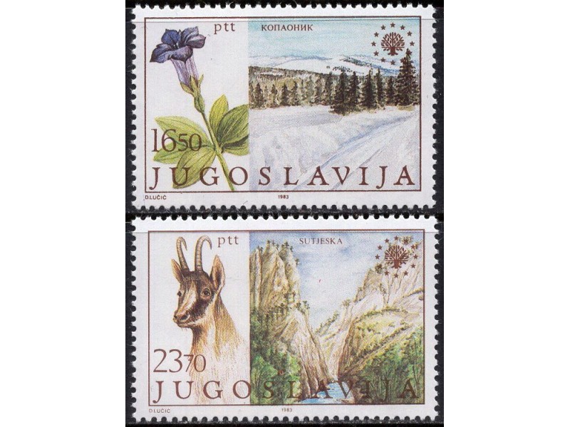 Jugoslavija 1983. Flora&Fauna